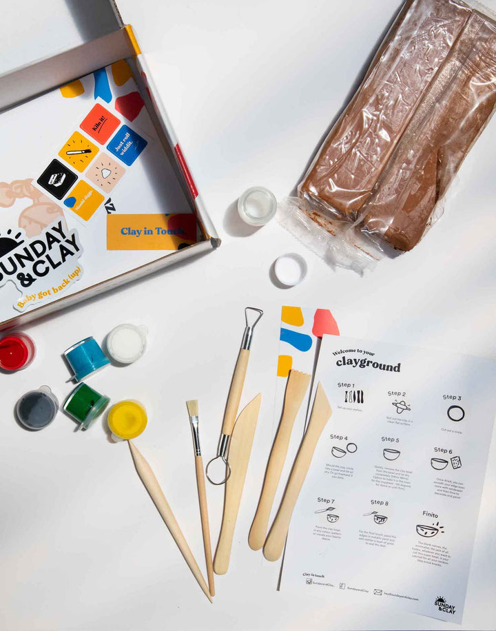 Air Dry Clay Kits • DIY Clay Pottery Kits – Sunday&Clay